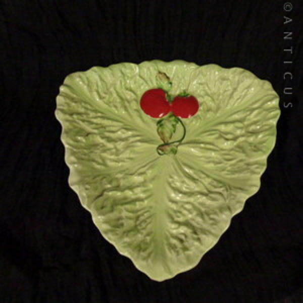 Carlton Ware Lettuce and Tomato Plate. – Anticus Antiques