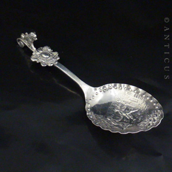 Hanau Silver Individual Punch Spoon, 1899. – Anticus Antiques